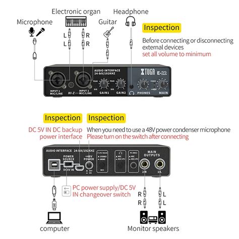 XTUGA E22 Audio Interface Professional Sound Card – Alexnld.com