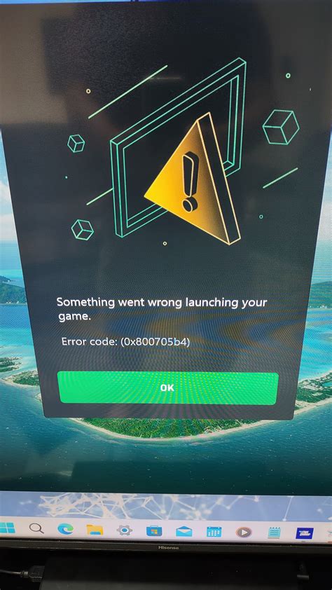 Error Something Went Wrong Launching Your Game Hardware