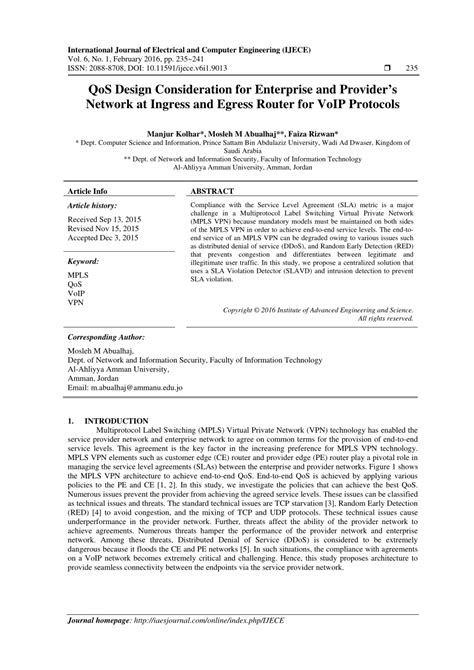pdf qos design consideration for enterprise and provider s network at