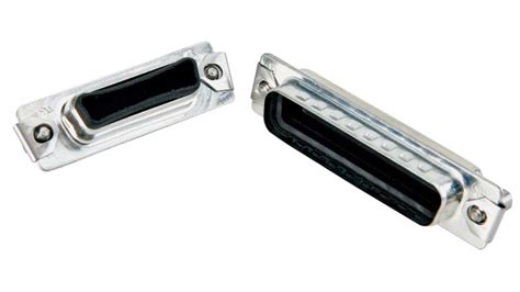 165x14719x Conec 165x1 Series Abs Horizontal D Sub Backshell 9 Way Rs