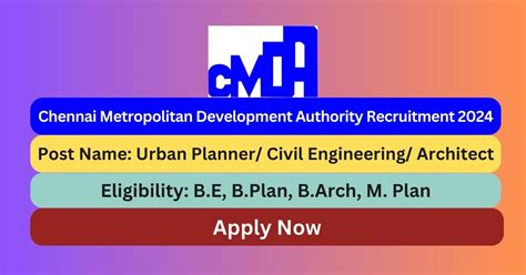 Cmda Recruitment 2024 Architect Posts Apply Now Tamilanguide