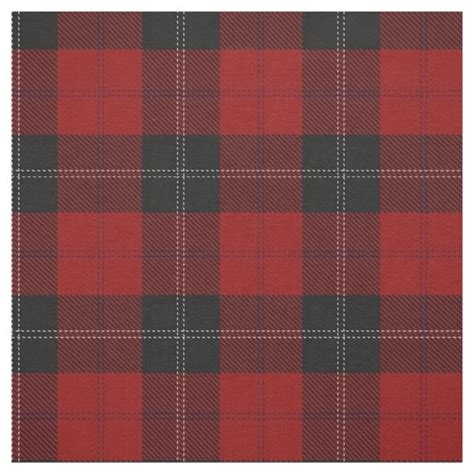 Clan Hunter Scottish Tartan Plaid Fabric Zazzle