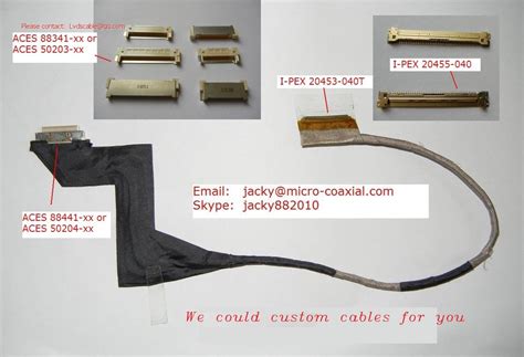 Custom Edp Cable I PEX20453 030T 20454 030T 20455 030E Cable Assembly