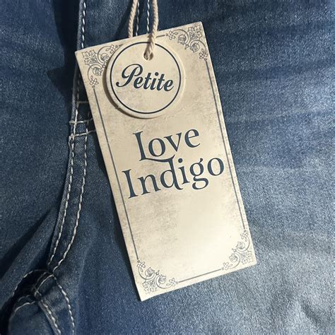 Love Indigo Low Rise Bootcut Embellished Jeans 6p Depop
