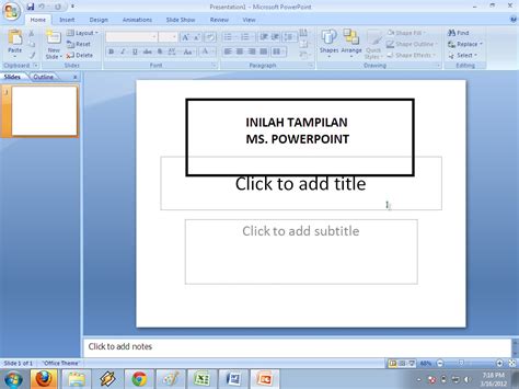 Ustadz Tik Cara Membuka Aplikasi Microsoft Powerpoint 2007