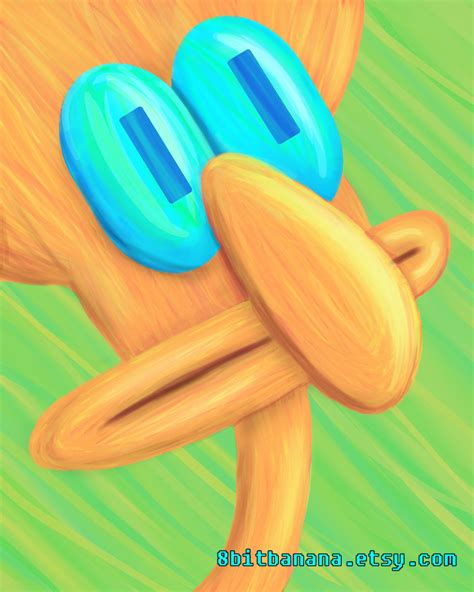 Squidward On Canvas Dreaming Squid At Dawn Modern Impressionist