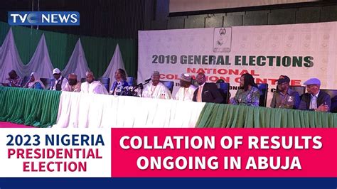 Video Collation Of Results Ongoing At Abuja