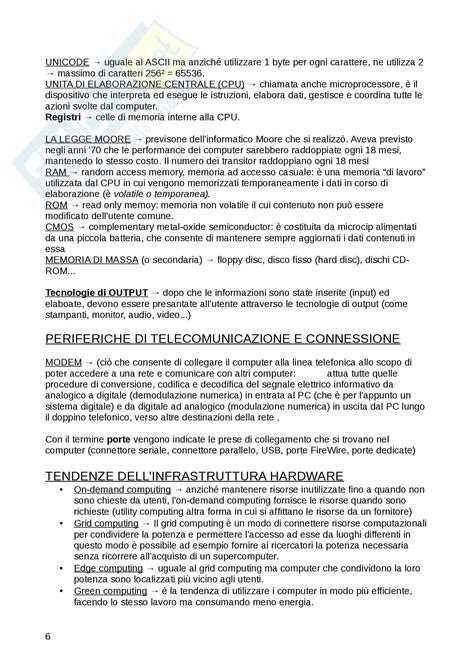 Ict E Sistemi Informativi Appunti Di Informatica