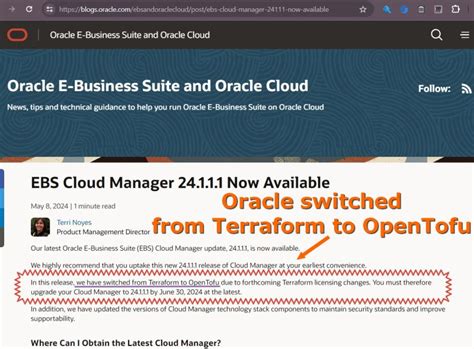 Roman Siewko On Linkedin Opensource Terraform Opentofu Oracle