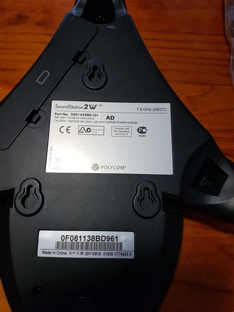 Polycom Soundstation 2w Non Expandable Wireless Conference Phone