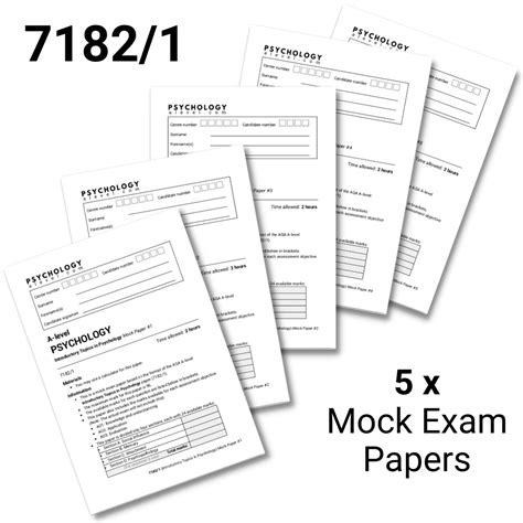 Introductory Topics In Psychology 5x Mock Exam Papers Psychology A Level