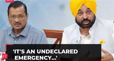 Kejriwals Arrest Punjab Cm Bhagwant Mann Hits Out At Bjp Says Its
