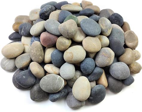 fantian 20 lbs natural river rocks mexican beach pebbles 2