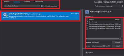 Xamarin Forms Geolocation App