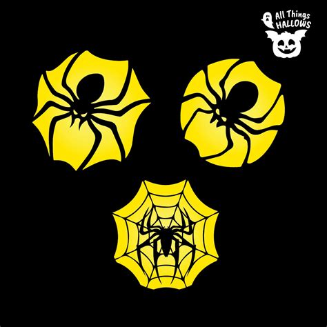 Spider Pumpkin Stencil Allthingshallows