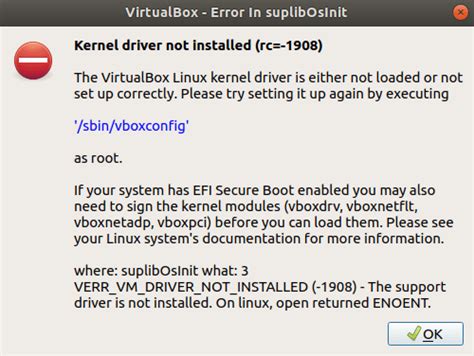 Solve Cannot Change Group Vboxusers For Device Dev Vboxdrv Virtualbox Error