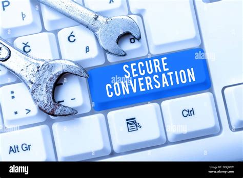 inspiration showing sign secure conversation word for secured