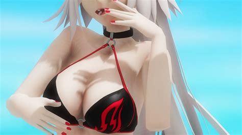 Mmd 》 Addiction ジャンヌ・ダルク 水着 Youtube