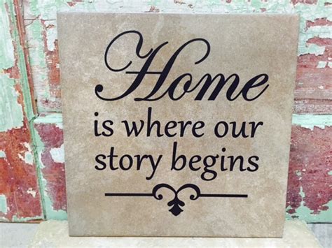 Home Is Where Our Story Begins Etsy