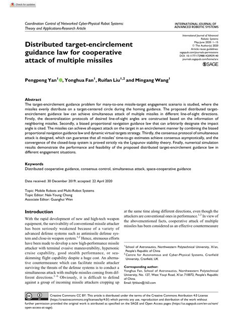 pdf distributed target encirclement guidance law for cooperative