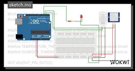 Led Activated By Pir And Dht22 Sensor Copy Wokwi Esp32 Stm32