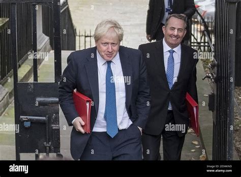 Foreign Secretary Boris Johnson And International Trade Secretary Liam