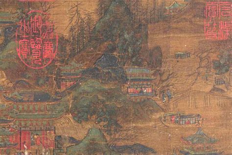 九成避暑图 李思训 隋唐时期 国画 历代国画艺术长廊