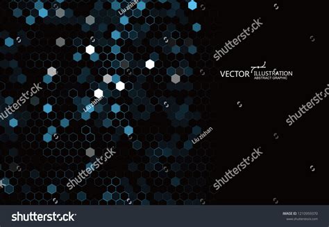 Abstract Background Molecular Structure Graphic Design Stock Vector