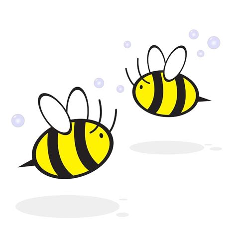 Premium Vector Bee Cartoon Vector Illustration Design