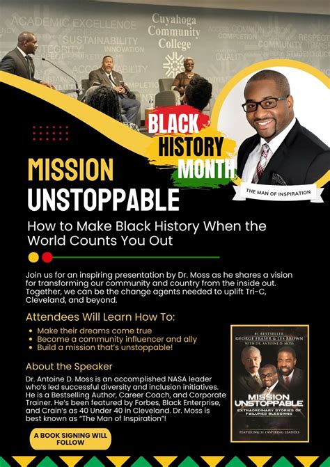 Manofinspiration Blackhistorymonth Antoine D Moss Ph D