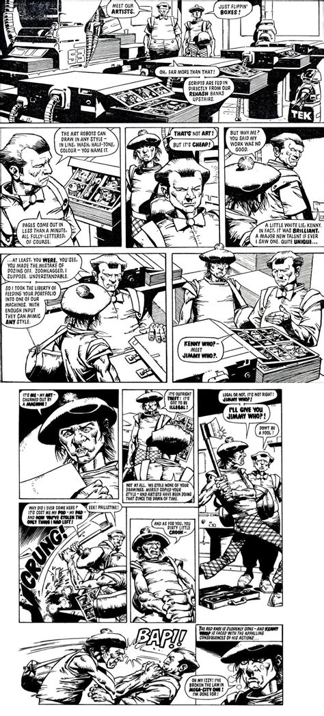 A Comic From A Judge Dredd Storyline From 1986 36 Years Ago