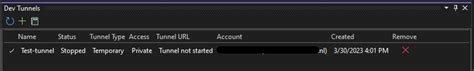 Via Dev Tunnels In Visual Studio Verbinden Met Je Lokale Api
