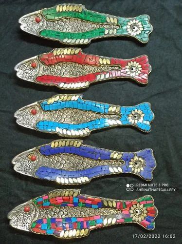 Shrinath Art Gallery Metal Fish Incense Holder At Rs 50piece Incense
