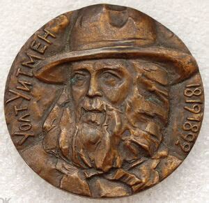 Decoration Walt Whitman 1819 1892 Russia Commemorative Col RU 001295