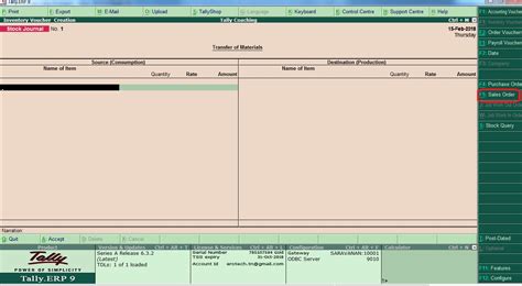 Goodwill Learning World Tally Erp 9 How To Prepare And Send The Quotation From Gmail In Tally