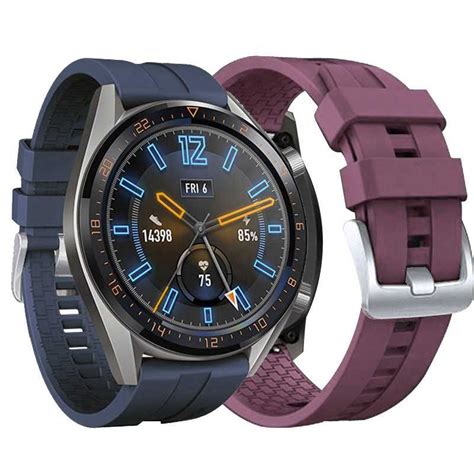 Силиконови каишки за смарт часовник Samsung Huawei Gt2 Gt3 22 20 мм гр