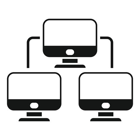control pc network icon simple vector data system 14865440 vector art at vecteezy
