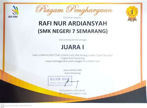 Rafi Nur Ardiansyah Di Linkedin Alhamdulilah Kemarin Bisa Menang