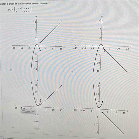 Solved Sketch A Graph Of The Piecewise Defined Function Fx