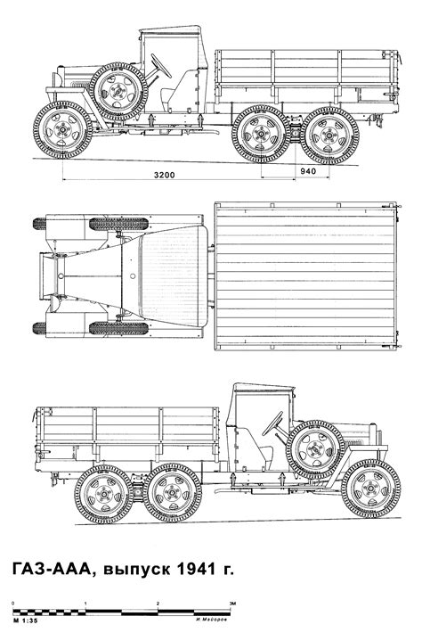 Gaz Aaa Blueprint Download Free Blueprint For 3d Modeling