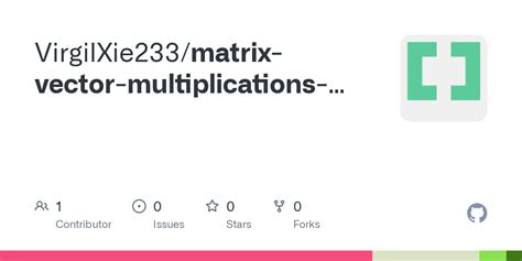 Github Virgilxie Matrix Vector Multiplications Hardware Generation