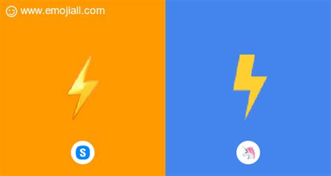 意思 闪电Emoji表情符号 EmojiAll