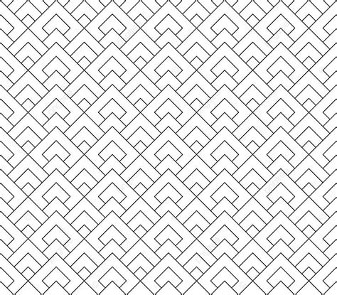 Blackcolored Lines In A Seamless Geometric Pattern Template Paper Pattern Vector Template