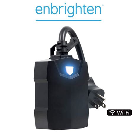 Enbrighten Outdoor Wi Fi Programable Countdown Smart Plug Timer 2