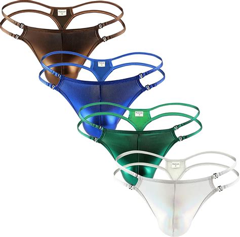 Buy Swbreety Mens Shiny Metallic G String Thong T Back Jockstrap Sexy