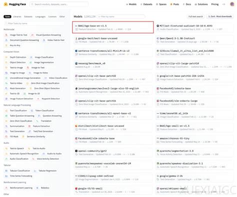 国产模型首开hugging Face月度下载全球第一，智源bge累计下载逾亿 学习aigc