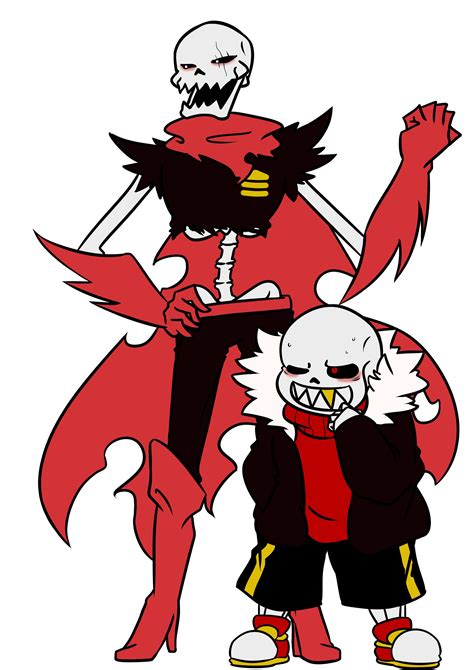 Underfell Papyrus And Sans Undertale Art Frisk Underfell Sans