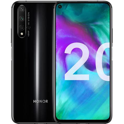 HONOR 20 - 128 Go - Noir - Midnight black - 6.26 pouces - 4G pas cher ...