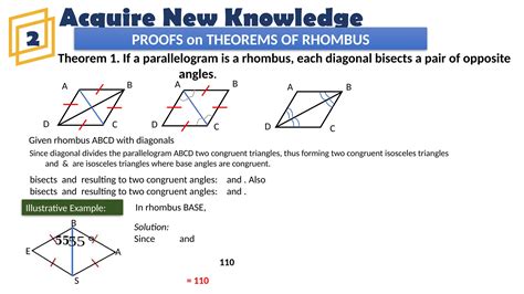 Lesson 3 Proves Theorem On Different Kinds Of Parallelogram Pptx