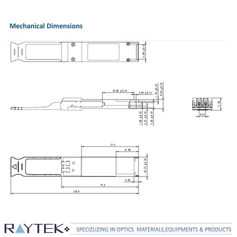 Qsfp Lr4 10km Optical Transceiver With Full Real Time Digital
